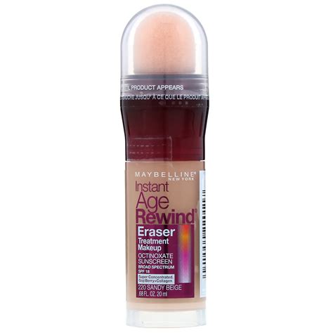 Maybelline, Instant Age Rewind, Eraser Treatment Makeup, 220 Sandy ...