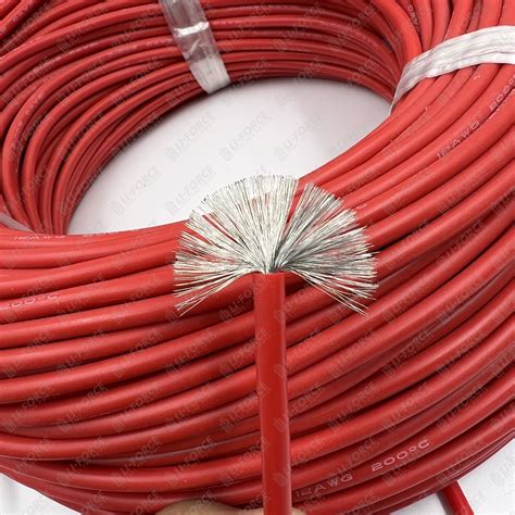 Медный провод в силиконовой изоляции UL3135-12AWG, красный купить в ...