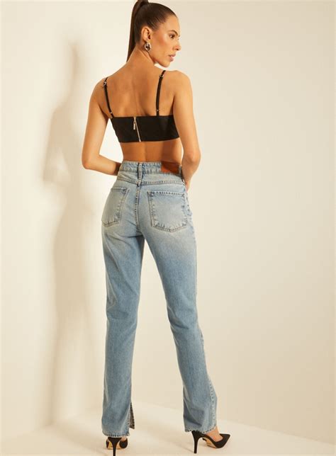 Calça Jeans Reta Cecci New - LCECCI