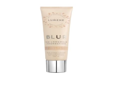 Lumene Blur 16h Longwear Foundation 2 Soft Honey SPF15 30ml - MEDS.se