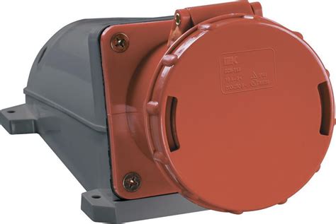 Розетка силовая стационарная IEK ССИ-135 3Р+РЕ+N 63А 220/380В ...