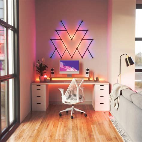 Nanoleaf Lines Skins Matte Black (9 lines) - Smart lamp - LDLC