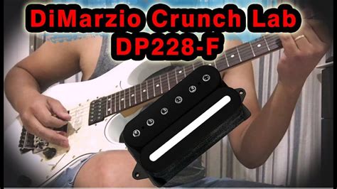DiMarzio Crunch Lab - DP228 F - Bridge - John Petrucci Pickup Signature ...