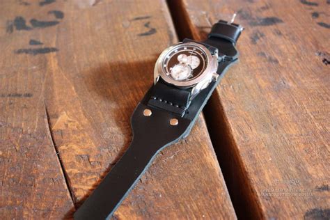 Широкий ремешок ручной работы для часов Seiko Arctura