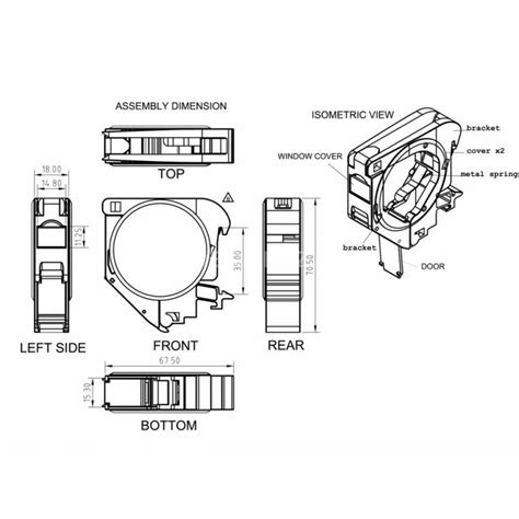 Купить Компоненты для щитов и шкафов Hyperline FP-IE-DIN-KJ-1A-GY ...