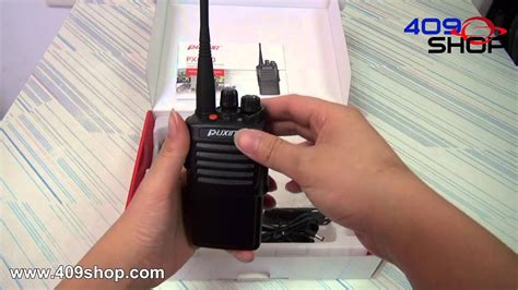 Puxing PX-680 Professional FM Transceiver Radio Water Resistant Test ...