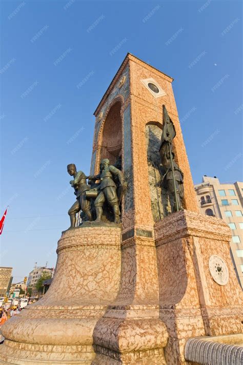 Premium Photo | Taksim monument of the republic