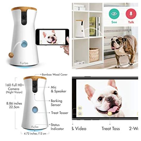 Furbo Dog Camera: Treat Tossing, Full HD Wifi Pet Camera and 2-Way ...