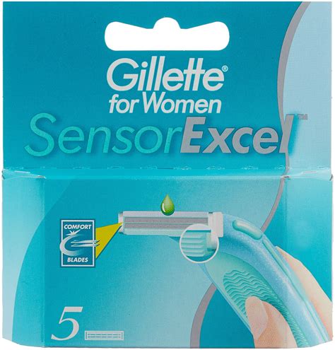 Gillette for Women Sensor Excel Сменные лезвия — купить по выгодной ...