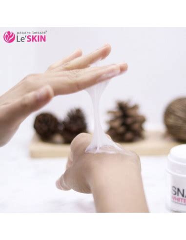 Тайский крем с улиточным муцином Le'SKIN Snail Whitening cream ᐉ Купить ...