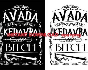 Avada kedavra bitch | Etsy