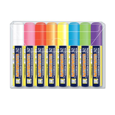 8 Fluorescent Markers 15mm – Centurion Store Supplies