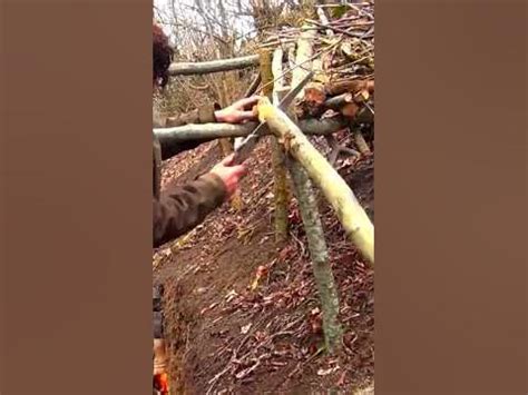 Дом из листьев выживание - YouTube