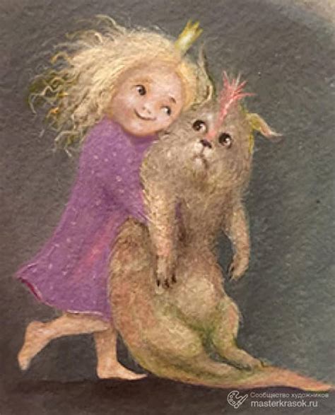 Картина «Вика» Бумага, Акрил 2018 г.