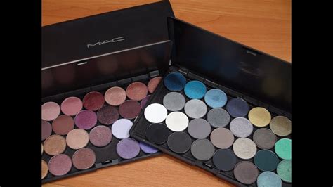 Тени мас ( swatches) часть 1/ MAC eyeshadows swatches part 1 - YouTube