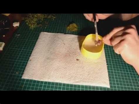 Как сделать кусты для диорамы из доступных материалов. Making shrub ...
