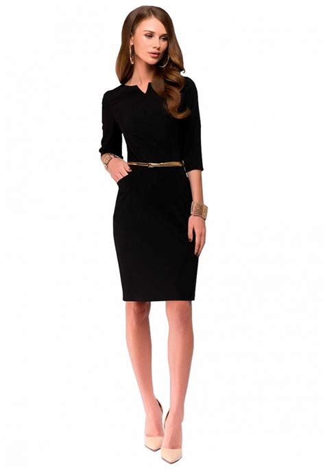 Платье D&M by 1001 dress, цвет: черный, MP002XW1AXIZ — купить в ...