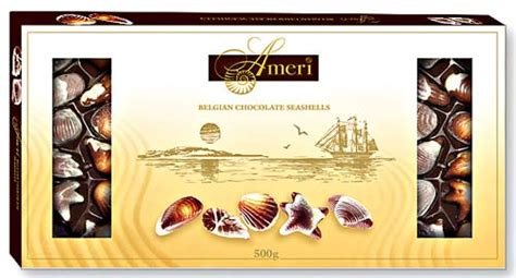Купить Ameri Шоколадные конфеты ракушки с начинкой пралине 500 гр ...