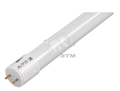 Лампа светодиодная LED 10Вт T8 230V/50Hz холодный матовая (установка ...