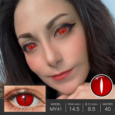 Купить Контактные линзы Magister Sharingan Eye для Хэллоуина, 1 пара ...