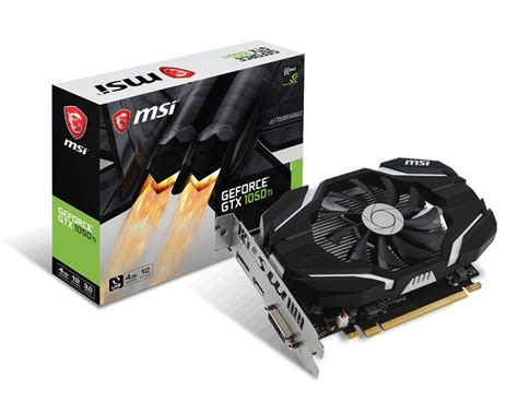 Specification GeForce GTX 1050 Ti 4G | MSI Global - The Leading Brand ...