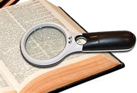 Lighted and Unlighted Hand Held Magnifiers - Low Vision Aids