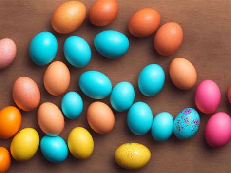 Premium AI Image | Colorful eggs