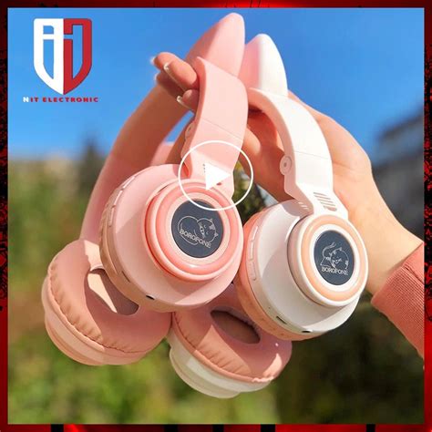 Tai nghe bluetooth chụp tai nghe nhạc không dây Borofone BO18 led ...