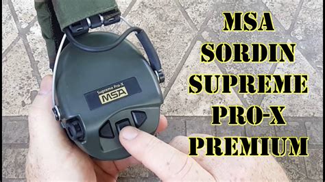Best Hearing Protection for Shooting? MSA Sordin Supreme Pro-X Premium ...