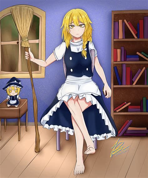 Marisa fumo with Marisa Kirisame : r/touhou
