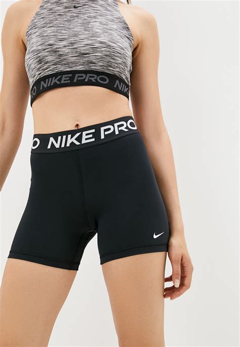 Шорты компрессионные Nike W NP 365 SHORT 5IN, цвет: черный ...