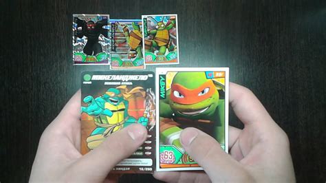 Карточки "Черепашки ниндзя". TMNT. Новая коллекция - YouTube