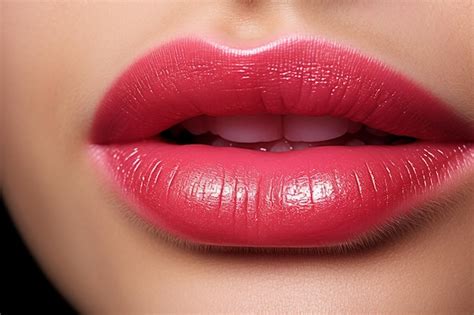 Premium AI Image | Beautiful and rosy feminine lips