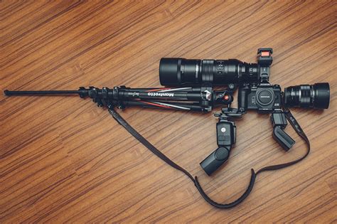 Photo Camera lens Sniper rifle rifle Camera Creative