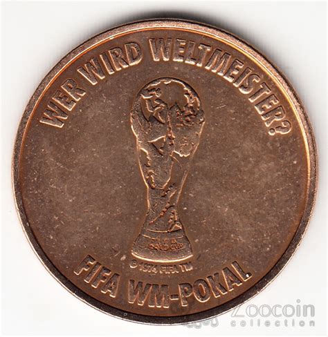 Германия жетон Кубок ЧМ по футболу 2006 - Кубок FIFA. ZooCoin