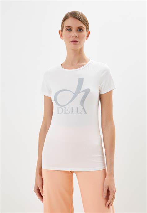 Футболка Deha GRAPHIC STRETCH T-SHIRT, цвет: белый, RTLABA777902 ...