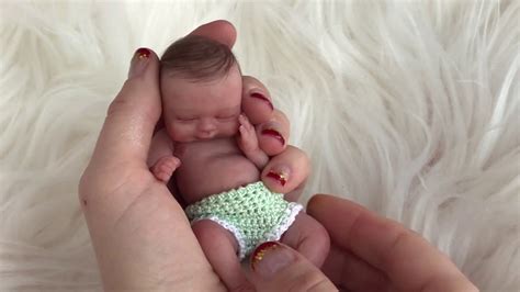 Miniature Silicone Baby Hayley - YouTube