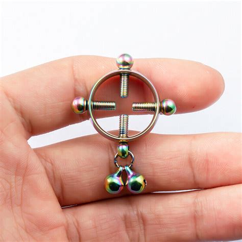 Brust Glöckchen Anhänger Edelstahl Körper Piercing Schmuck Brustwarze ...