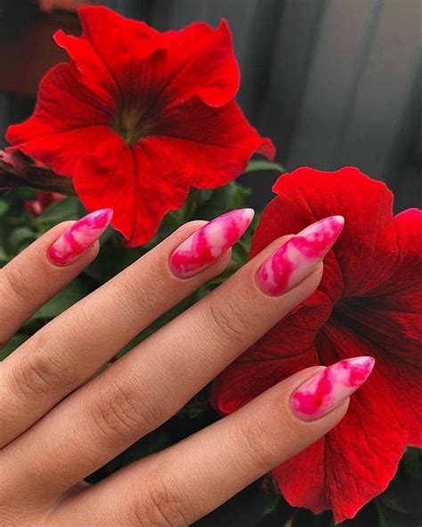 Розовая дымка | Pink tip nails, Fire nails, Fancy nails