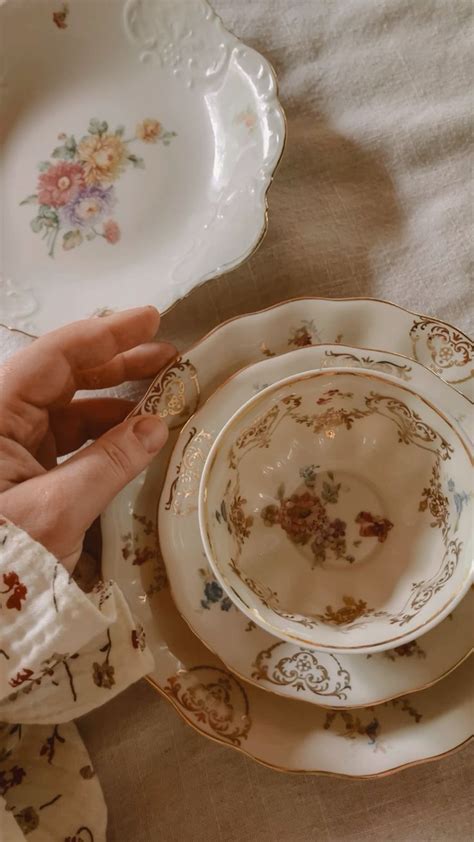 Vintage tableware. Aesthetics., 2024