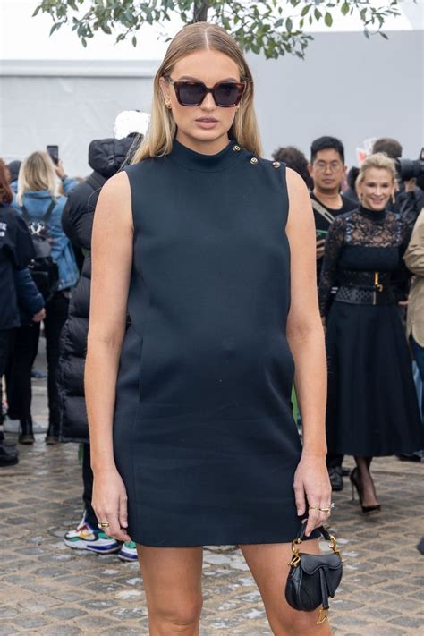 ROMEE STRIJD Arrives at Christian Fashion Show in Paris 09/27/2022 ...