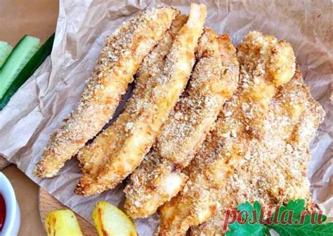 (20) Стрипсы из курицы в духовке - пошаговый рецепт с фото. Автор ...