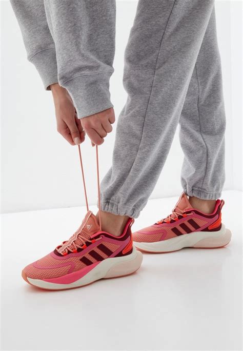 Кроссовки adidas ALPHABOUNCE +, цвет: розовый, RTLACX688701 — купить в ...
