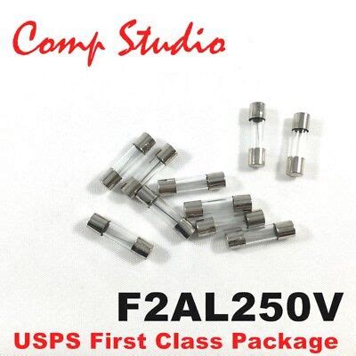 LOT OF 10 2A 250V Quick Blow F2AL250V 2 Amp Fast Blow FUSE 5mm x 20mm ...