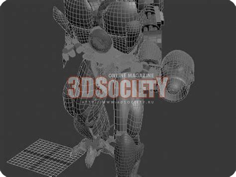 3D модель Робот (скелет)