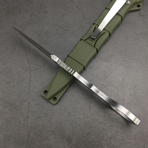 HUAAO SOCP Fixed Blade Dagger With Green Kydex Sheath, For Collections ...
