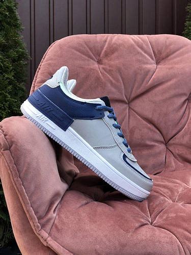 Купить Женские кроссовки Nike Air Force 1 Shadow серые синие Стильные ...