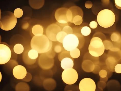 Dynamic Electric Gold Bokeh Lights Vibrant Luminous Effect Background | Premium AI-generated image