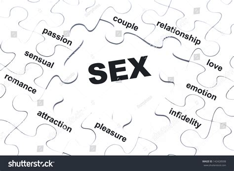Sex White Puzzle Pieces Assembled Stock Photo 142428508 : Shutterstock