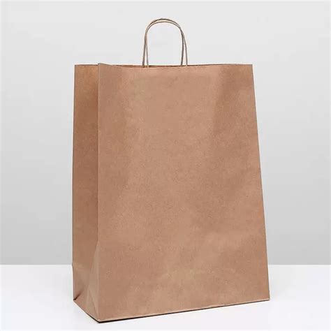 Купить Пакет подарочный крафт 35 × 15 × 42 см в Минске интернет ...